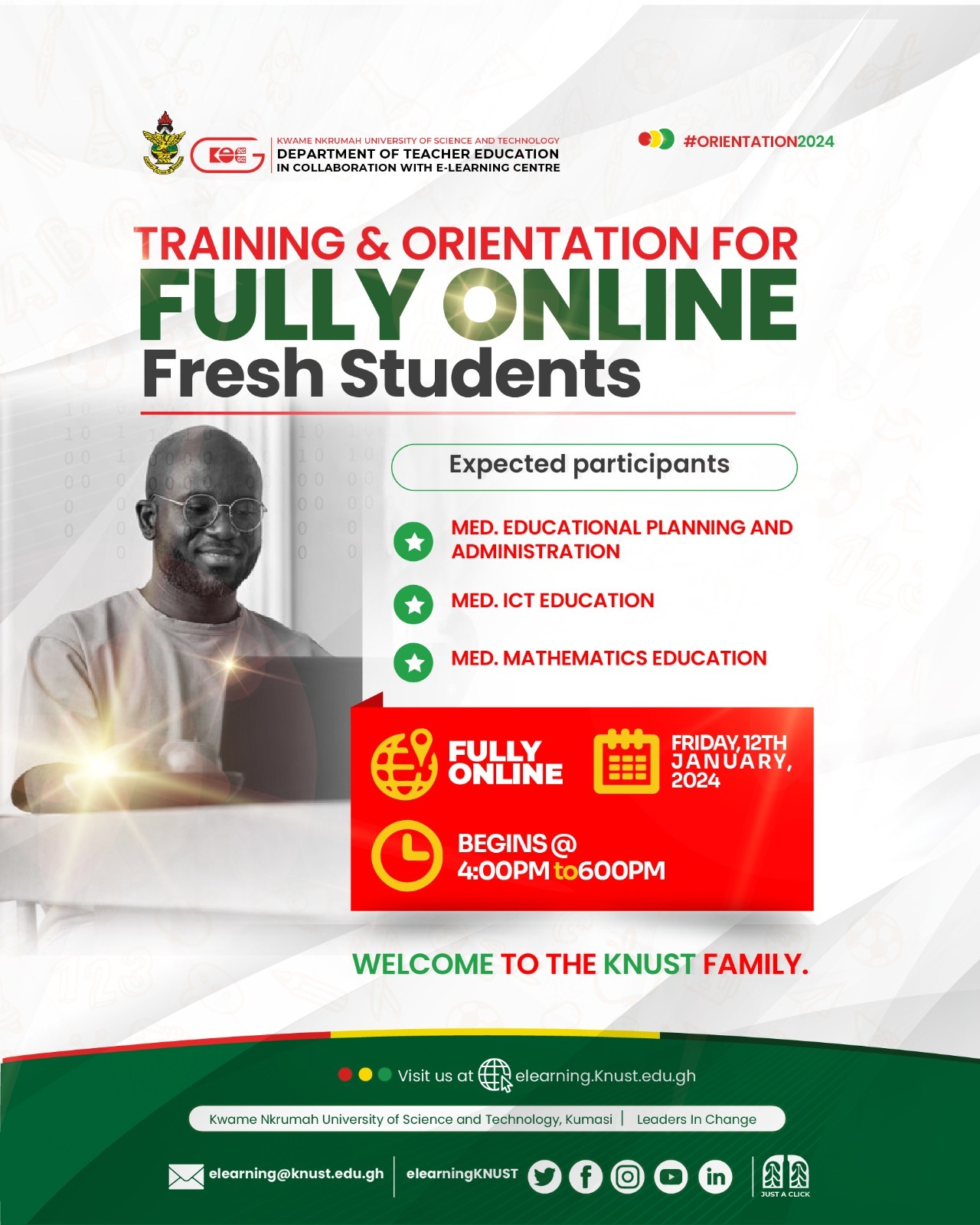 KEC Orientation for Fully Online masters Program | Elearning, KNUST
